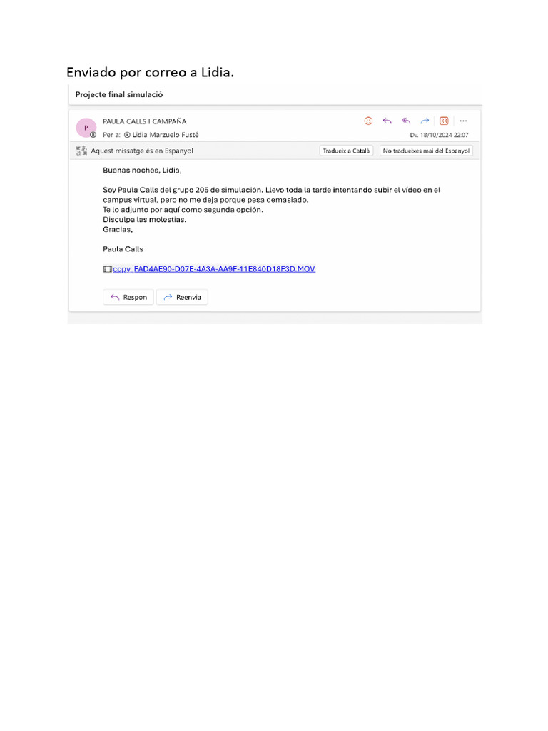 Projecte Final | PDF