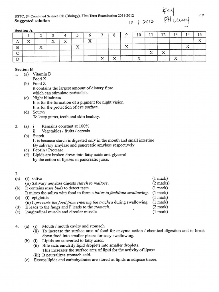 FT S4 CSCB (Bio) A | PDF