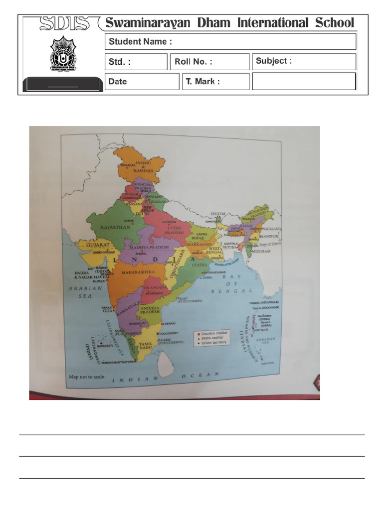 Q-1 Study Map and Answer The Questions: Ch:8 Mapping Your Way | PDF