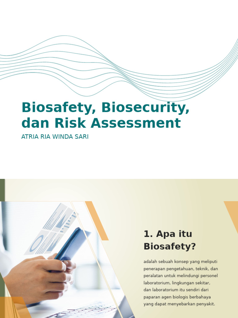 Biosafety, Biosecurity, Dan Risk Assessment | PDF