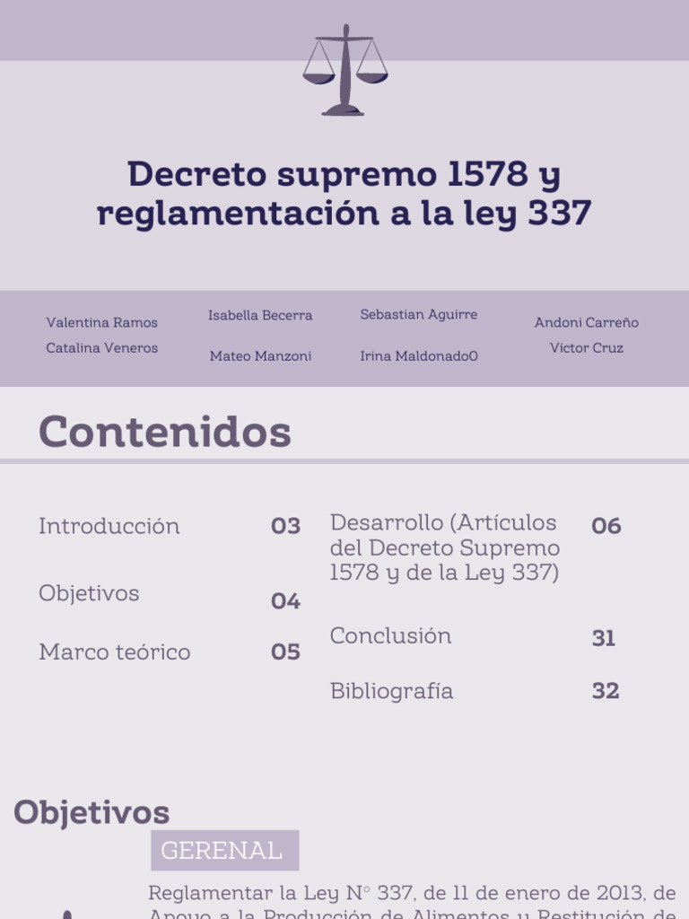 Decreto Supremo 1578 y Ley 337 | PDF | Los bosques | Regulación