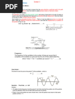 SHM Formula Sheet | PDF | Oscillation | Metrology