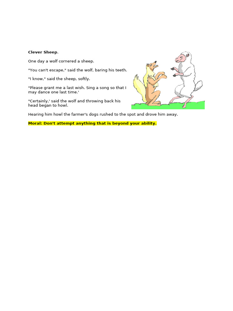 4 Clever Sheep. | PDF