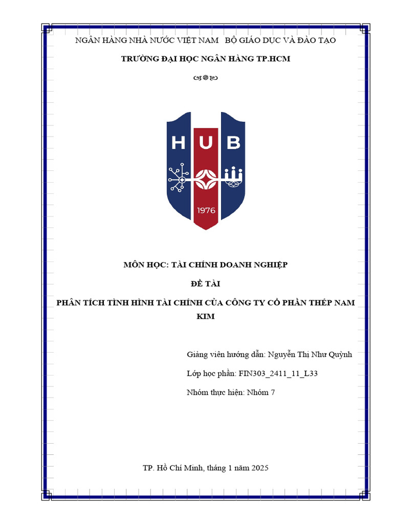 Nhóm 7-Tiểu luận TCDN | PDF