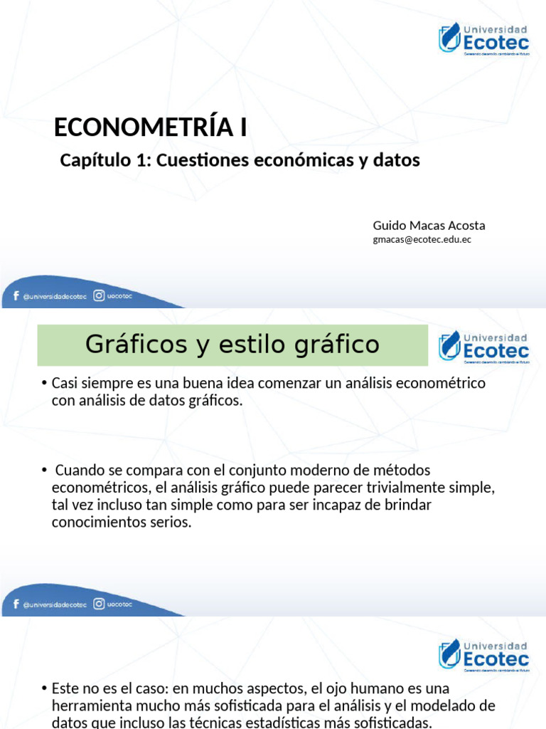 PPT4 Econometria AO 2025 | PDF | Histograma | Econometría