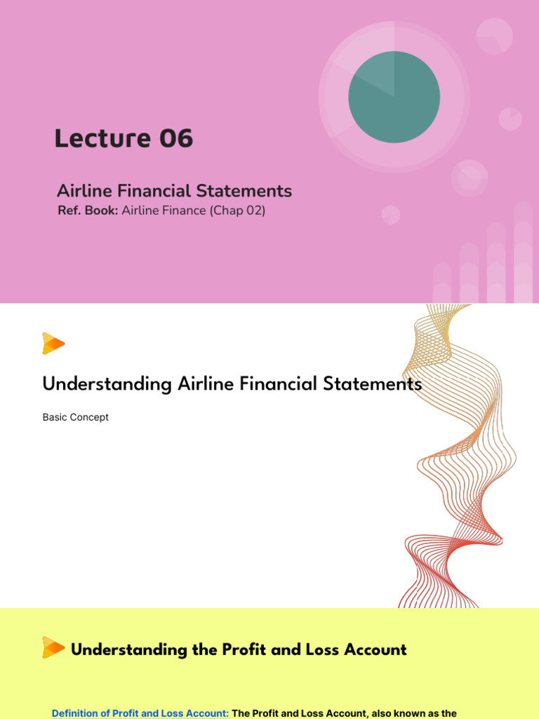 Airline Financial Statements | PDF | Balance Sheet | Income Statement