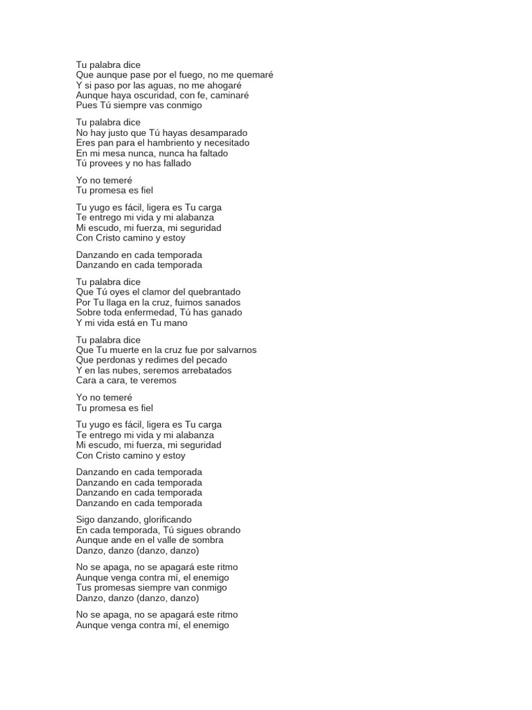 Letras de Canciones | PDF