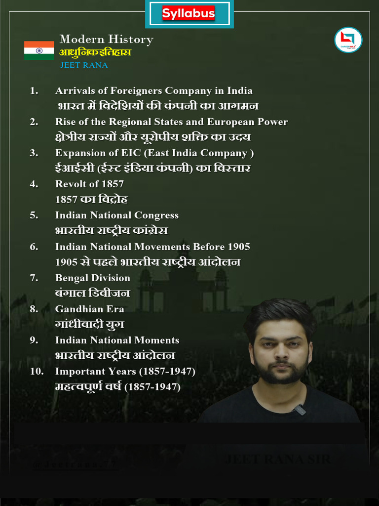 Modern History-Class Notes | PDF