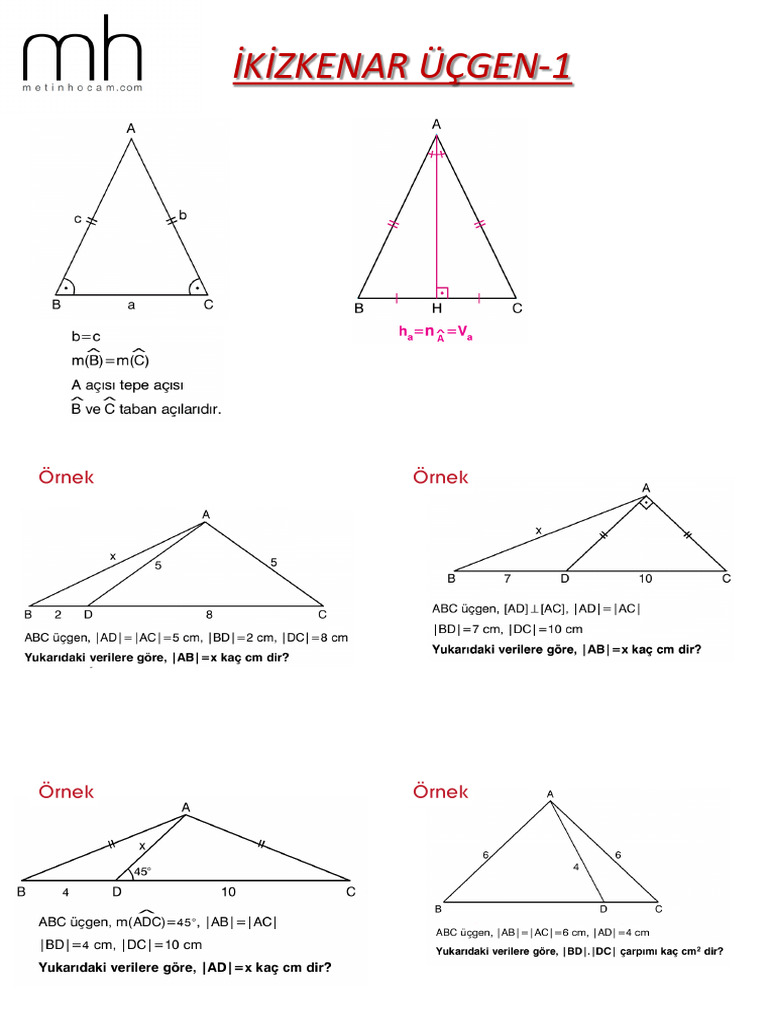 Ikizkenar Üçgen-1 | PDF