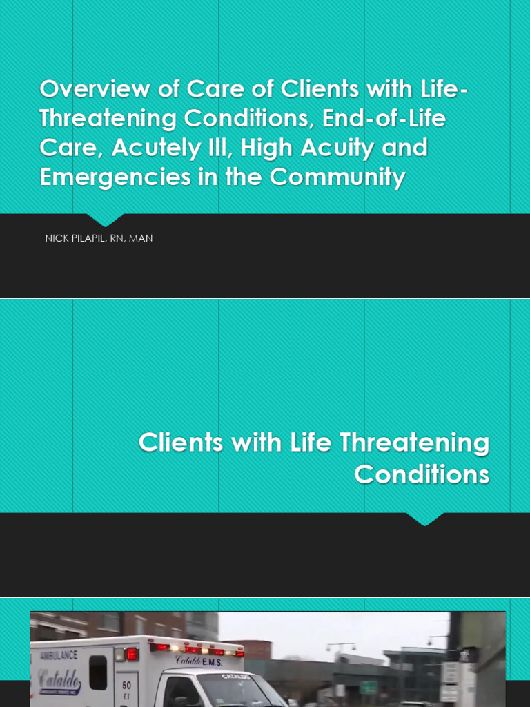 Overview 20of 20life 20threatening 20conditions 20in 20CHN | PDF ...