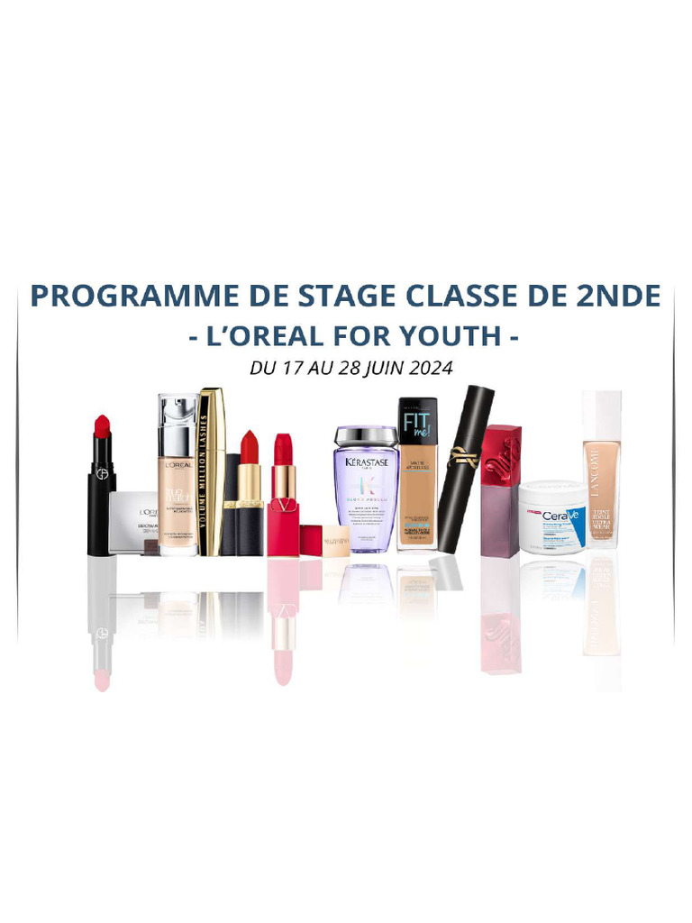 Planning Stage 2nde - L'Oréal - Page-0001 | PDF
