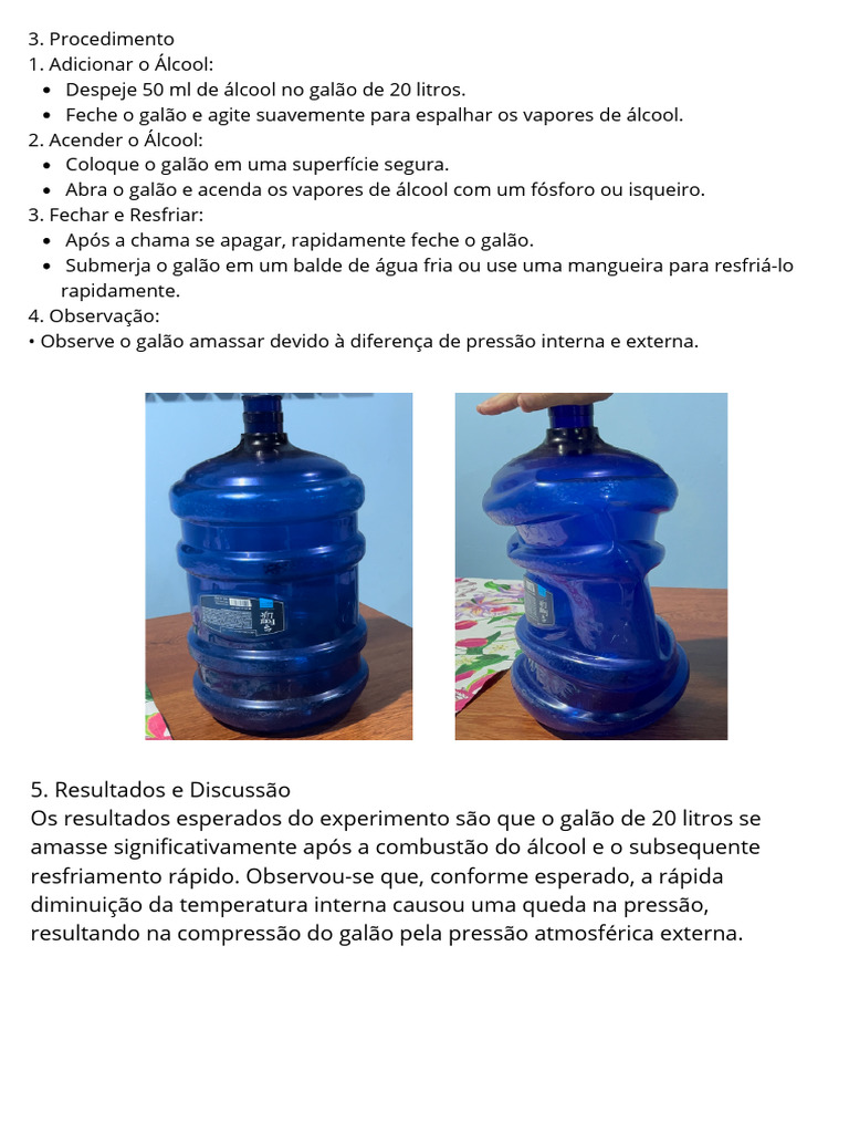 Relatório de Experimento | PDF