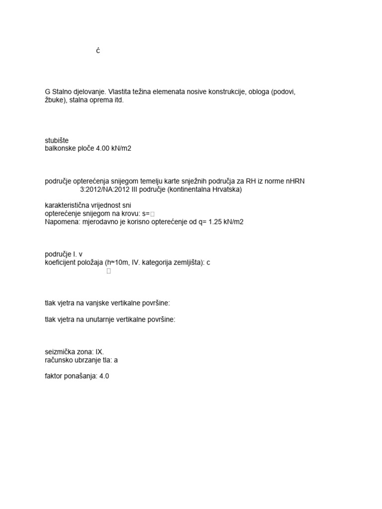 Analiza Opterecenja | PDF