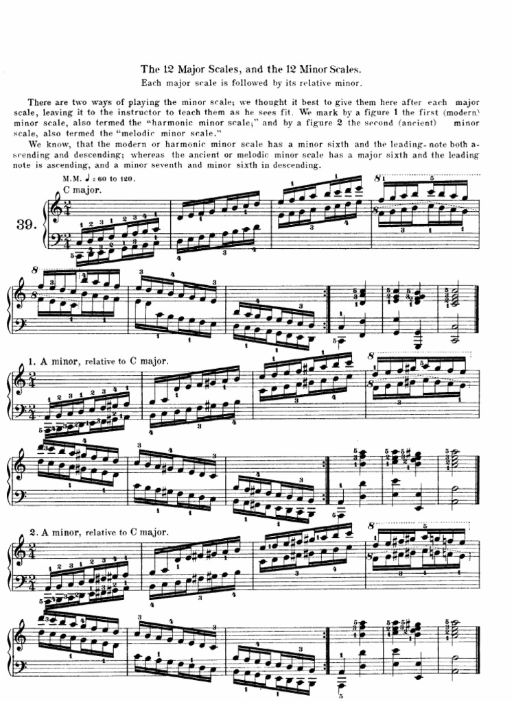 Scales and arpeggios | PDF