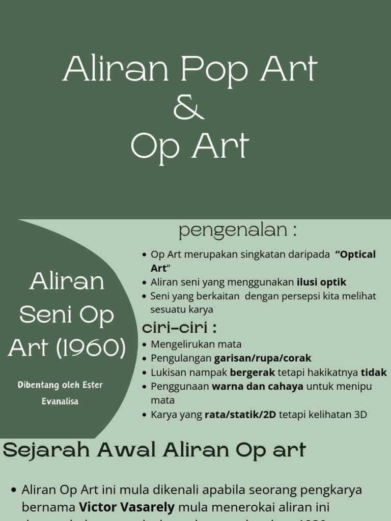 Nota Seni Visual STPM SEMESTER 1 | PDF