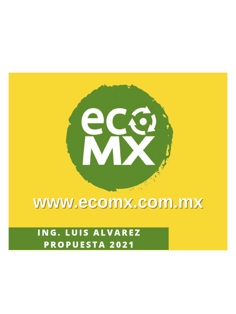 Presentación Ecomx | PDF