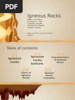 Igneous Rock Chart | PDF