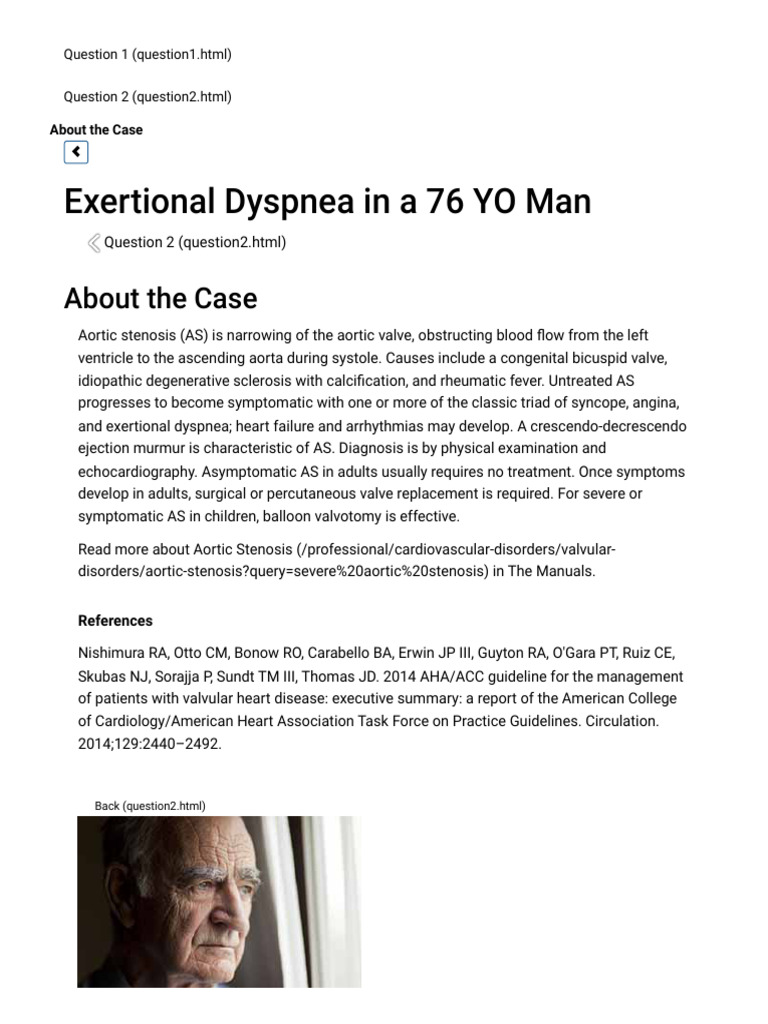 Case Studies - Merck Manual Professional Edition | PDF