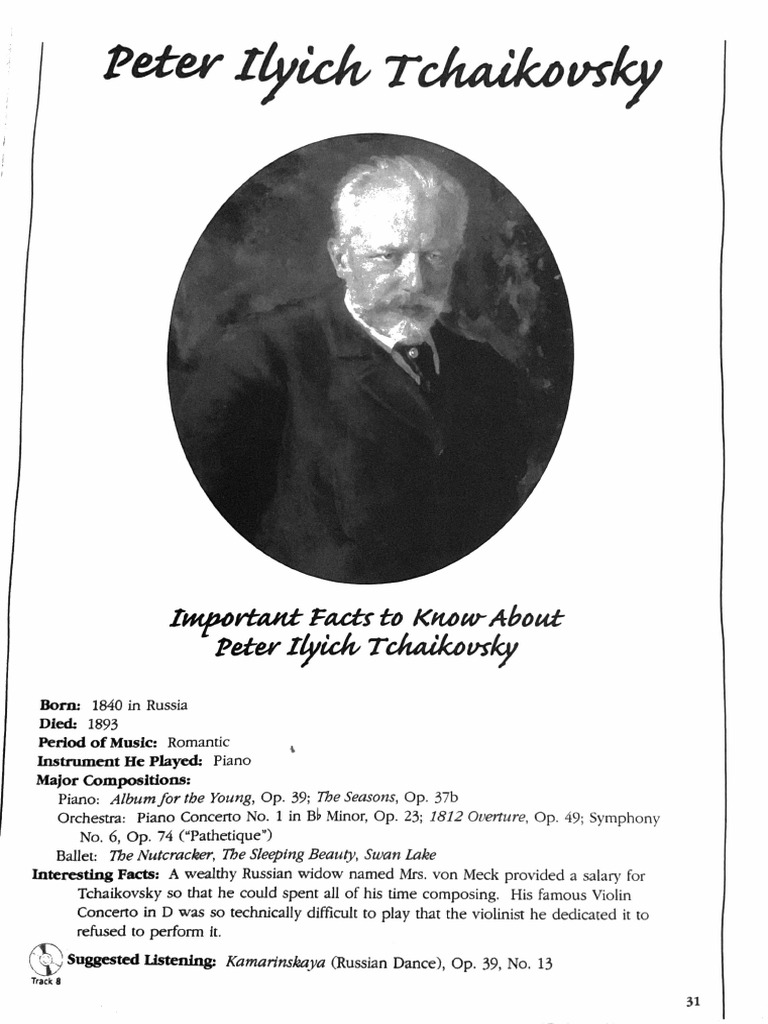 Peter Tchaikovsky | PDF