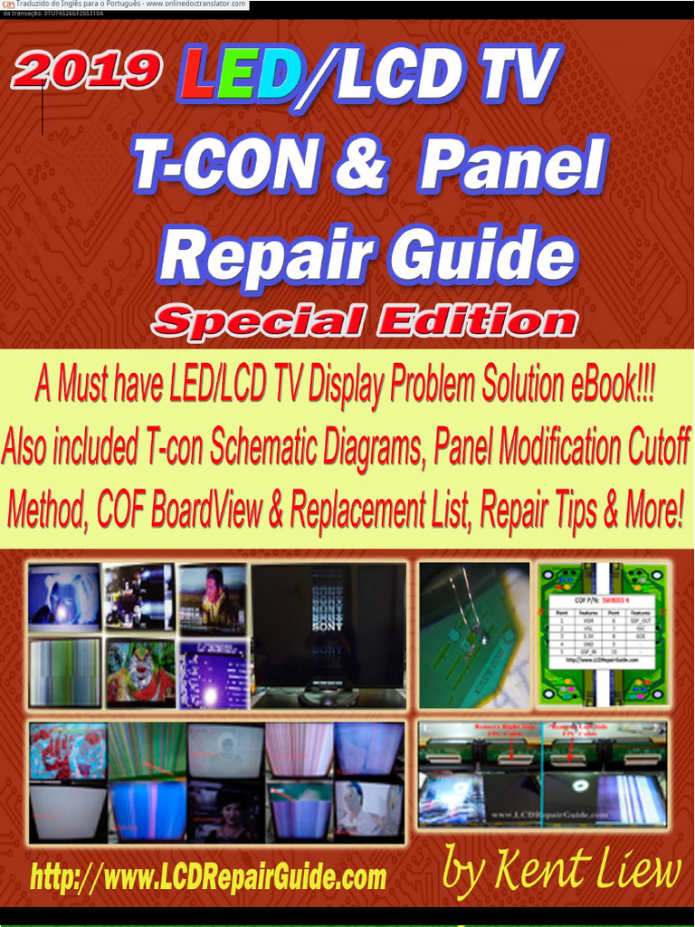 2019 Led LCD TV Tcom e Painel-1-375-1.en - PT | PDF | Fonte de energia | Televisão