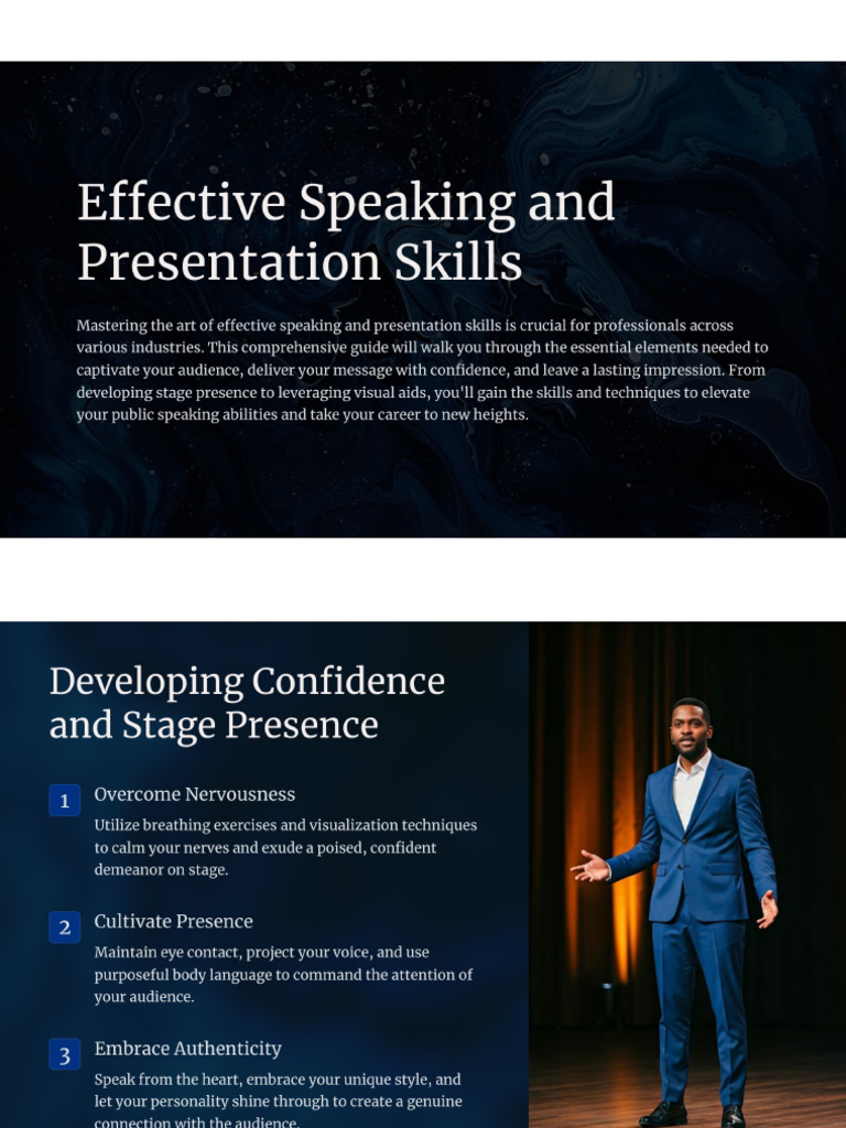 Effective Speaking and Present - Merged | PDF