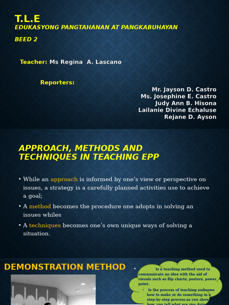 Tle Report | PDF