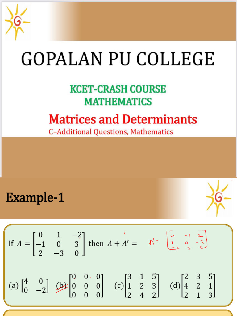 K CET- MATHEMATICS 2021 16-07-21 | PDF | Abstract Algebra | Applied ...