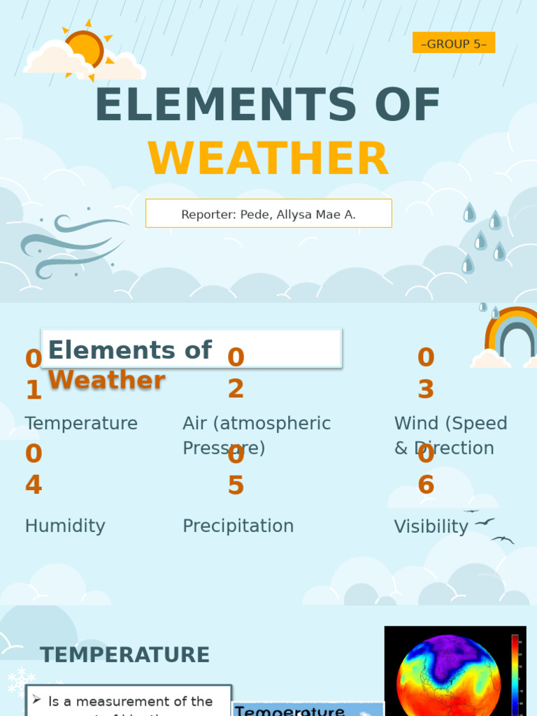 Chapter 5 - Elements of Weather | PDF | Precipitation | Atmosphere Of Earth