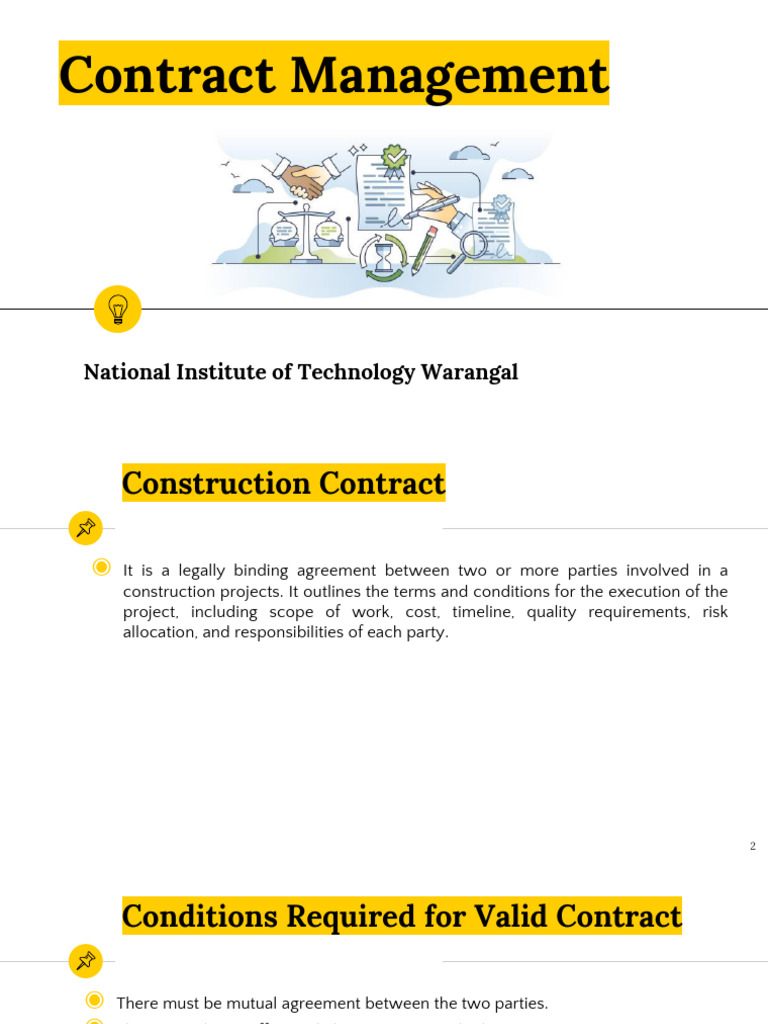 Construction Contract Management Guide | PDF | Business