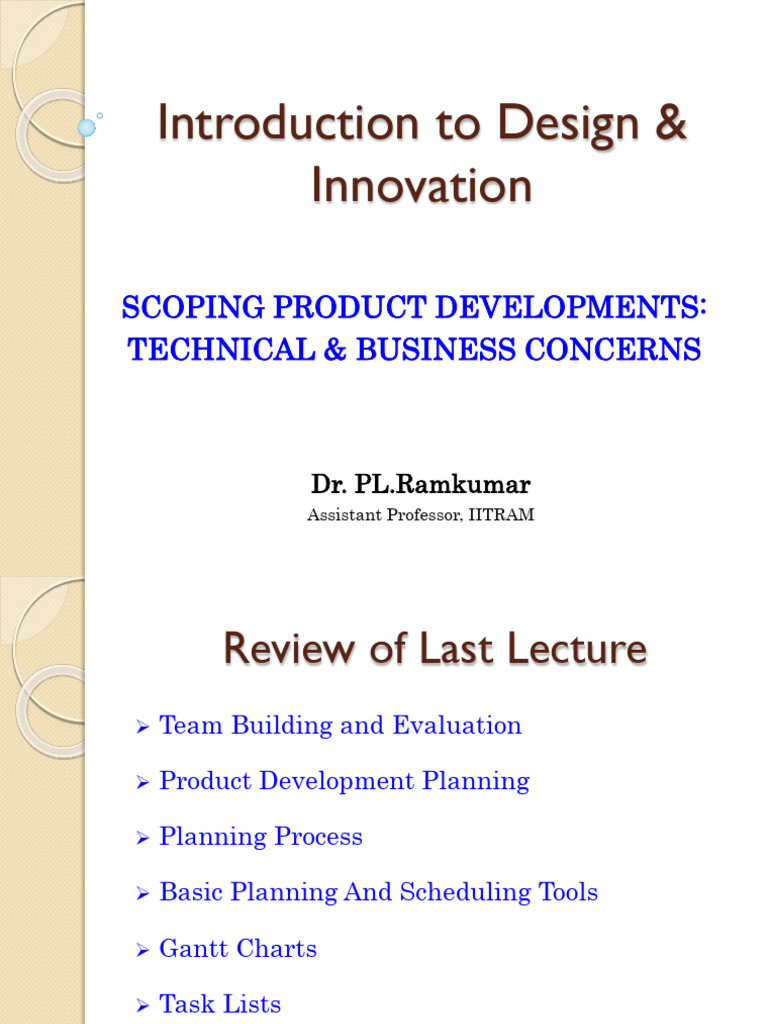 PD L 3 Scoping Product Developments | PDF | Risk | Innovation