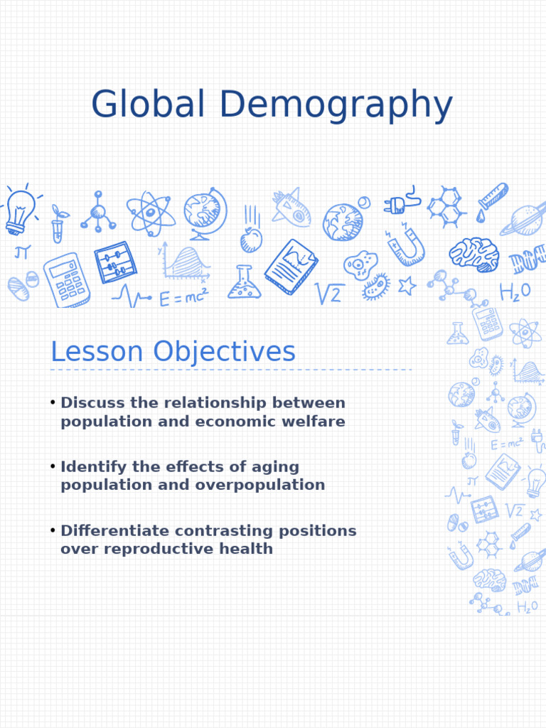 Group4 - Global Demography - Bsee-1 | PDF | Human Overpopulation | Demography