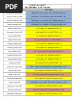 RTS Schedule 2025-26 | PDF | Academia | Data Collection