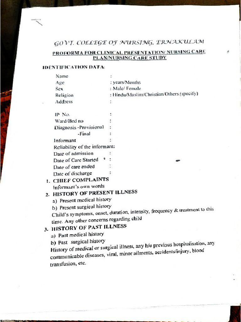 Pediatrics CP Format | PDF
