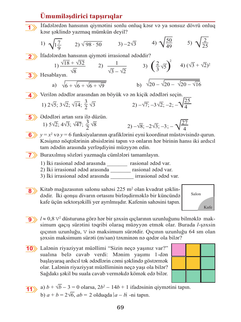 +uquot Riyaziyyat Quot Fanni Uzra 8 Ci Sinif Ucun Darslik 71 80 | PDF