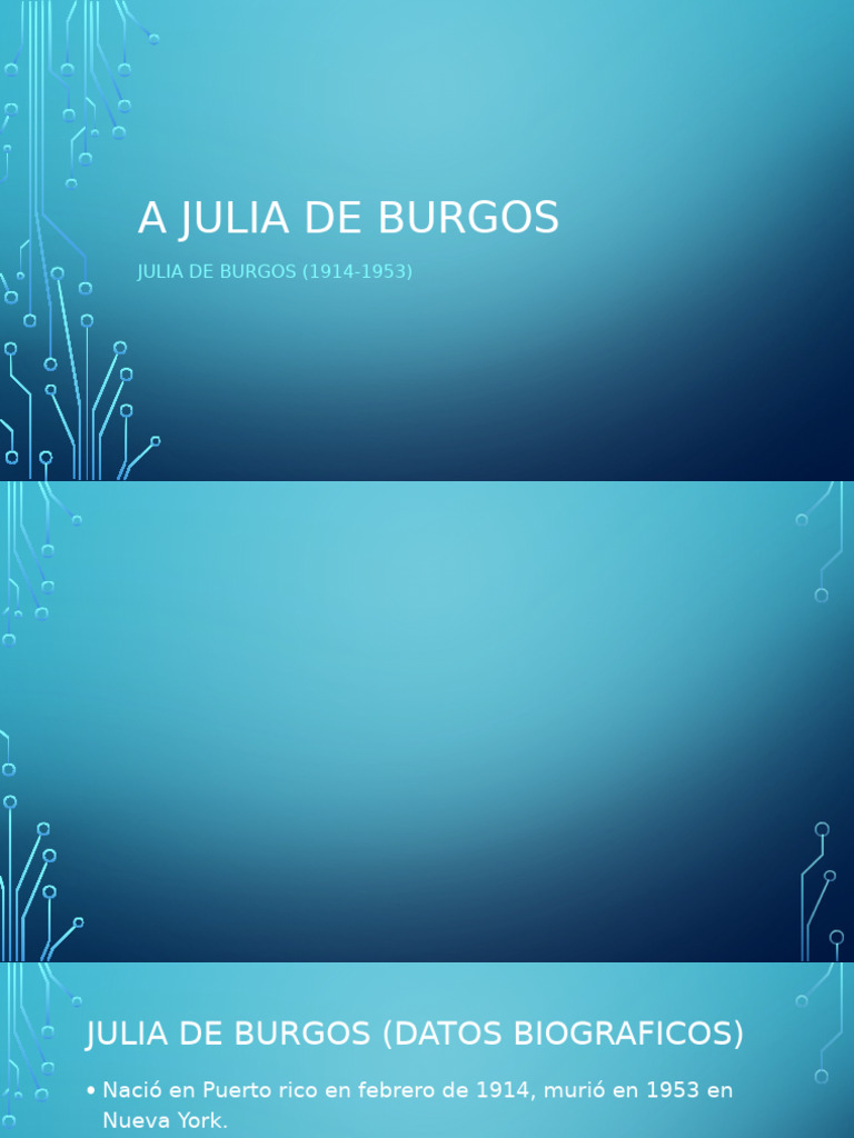 A Julia de Burgos | PDF | Poesía