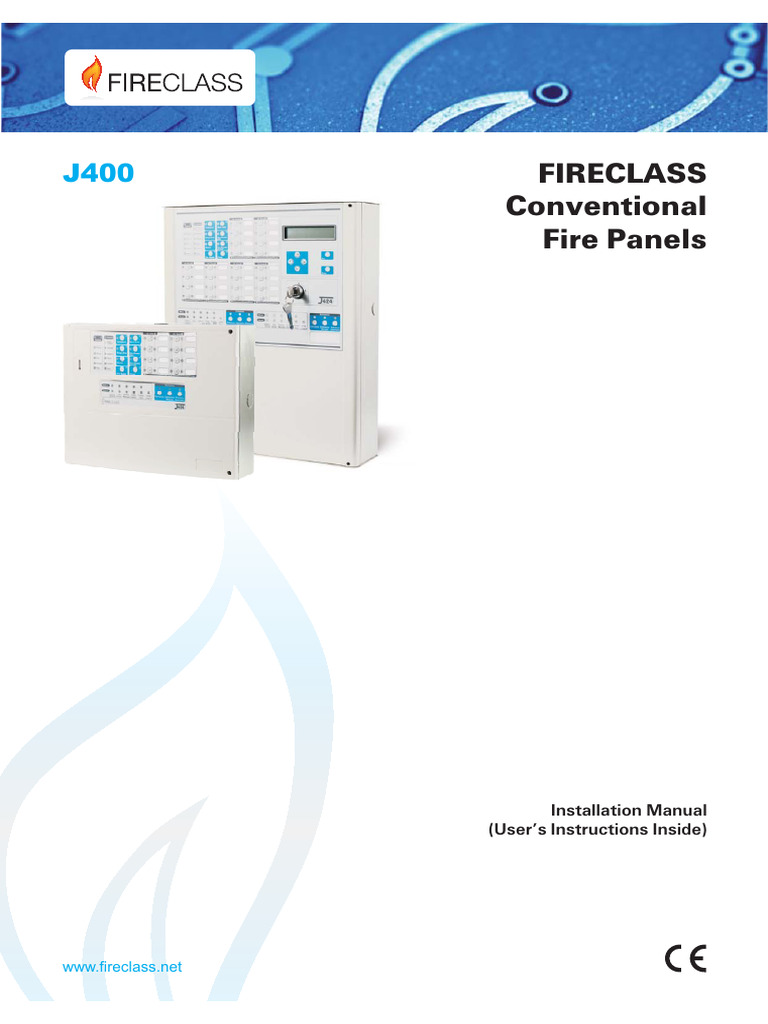 J424, J408W8 2.0 Installation Manual (Fireclass) | PDF | Power Supply | Recycling
