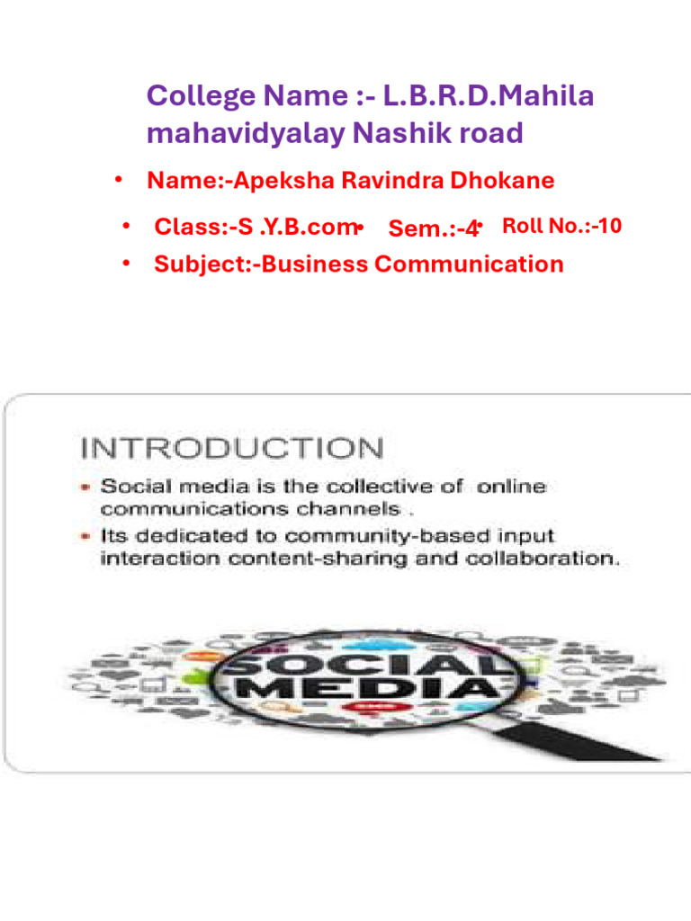 Business Communication Assignment - Apeksha Dhokane | PDF