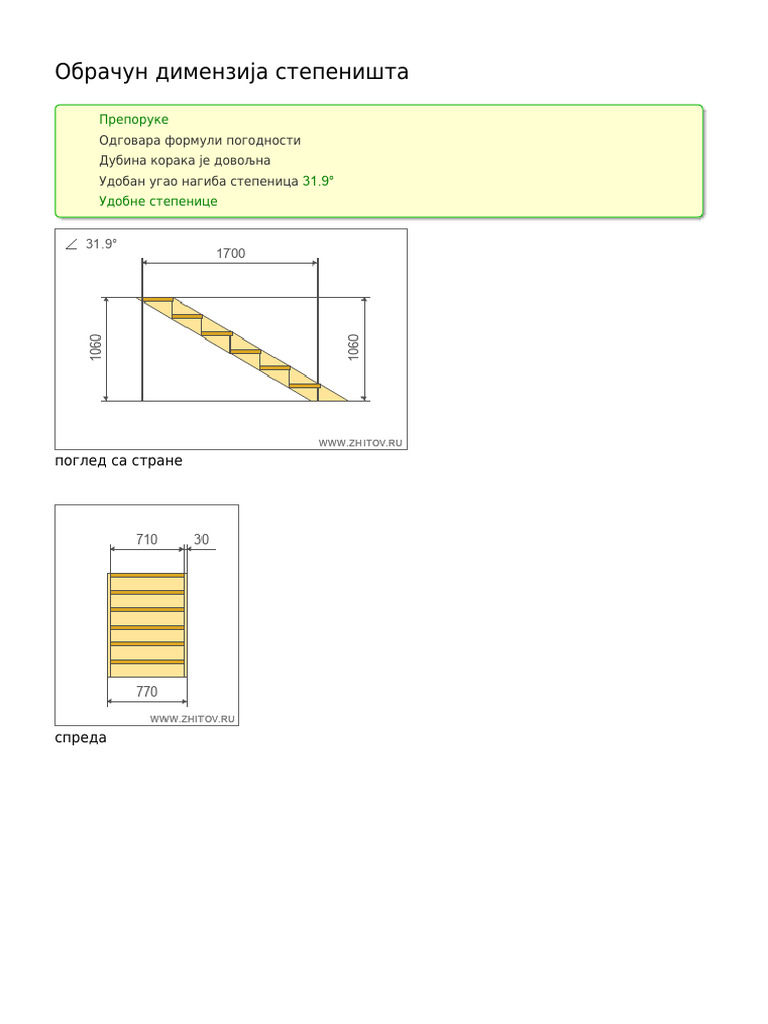 Merdevine 1060mm | PDF