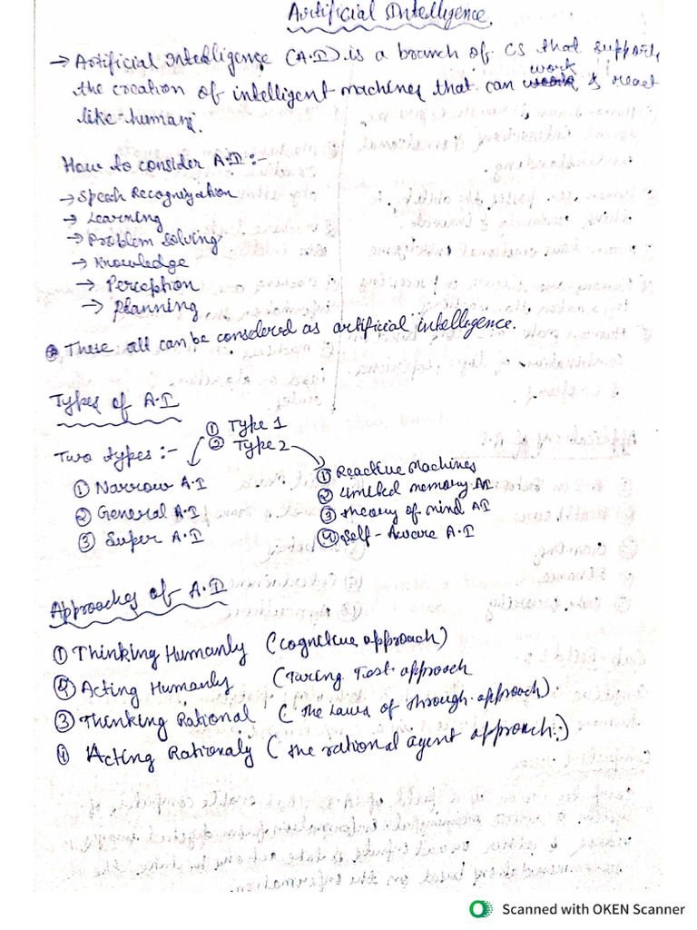 A.I Note | PDF