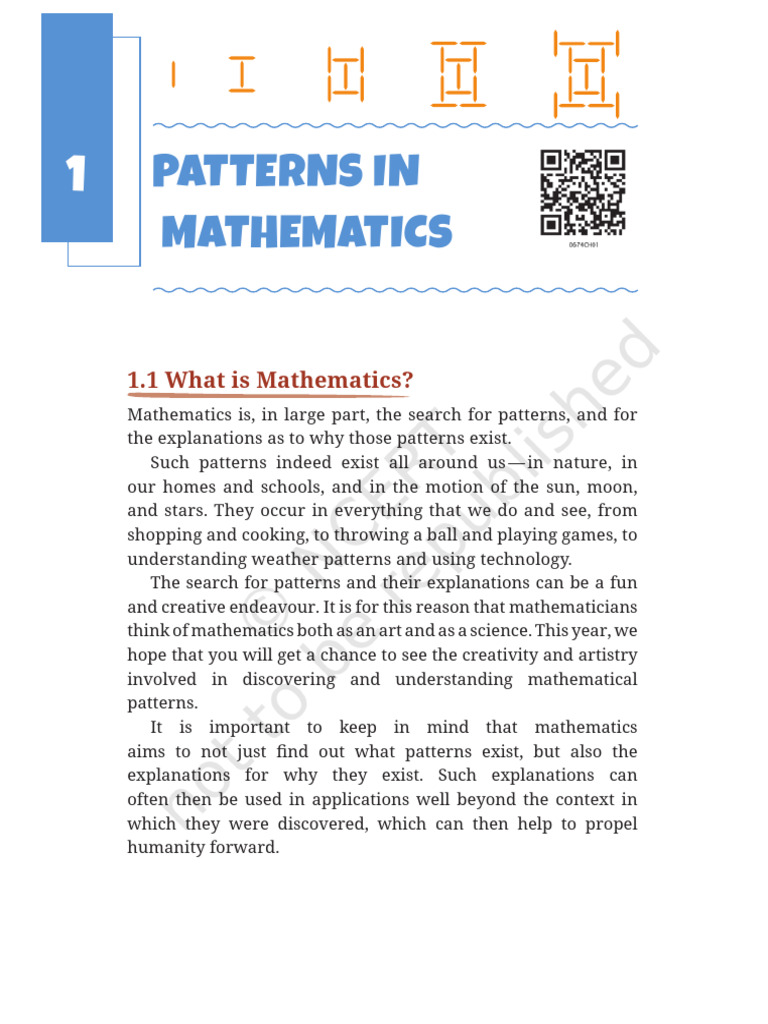 Understanding Patterns in Mathematics | PDF | Shape | Triangle