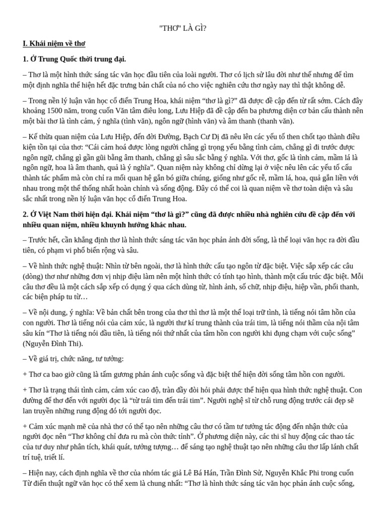 Thơ + Truyện Ngắn + 7chuyende Llvh | PDF