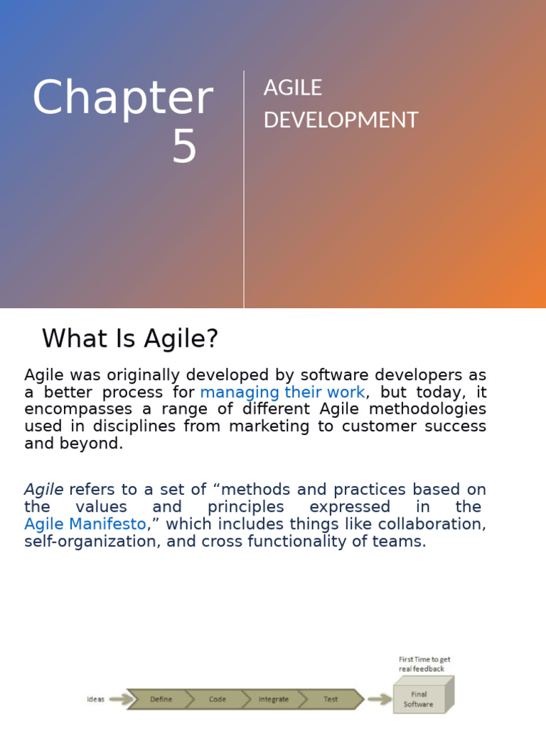 Agile Class Presentation | PDF | Scrum (Software Development) | Agile ...
