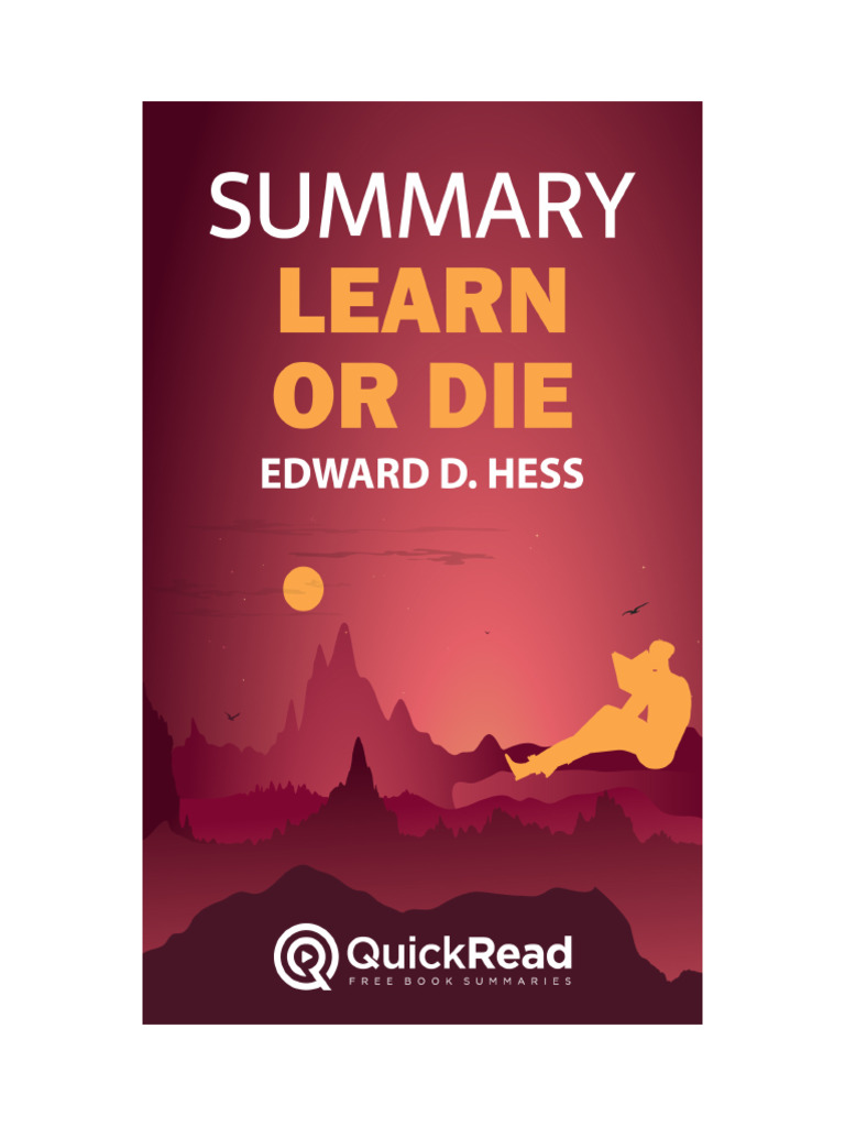 edward_d_hess_learnor_die_154 | PDF | Motivation | Motivational