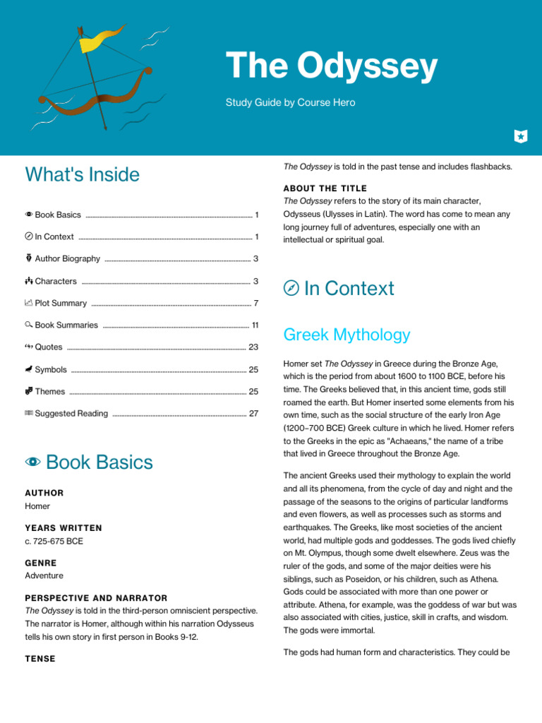 Homer's the Odyssey (1) | PDF | Odysseus | Odyssey
