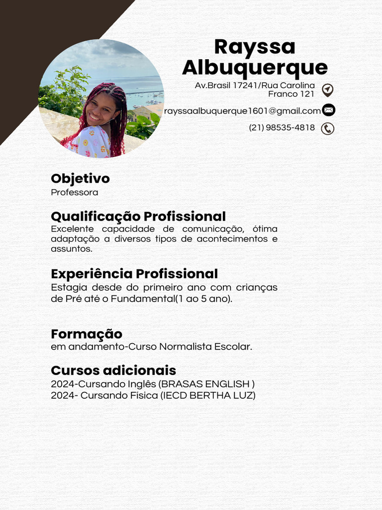 Professora Rayssa Albuquerque | PDF