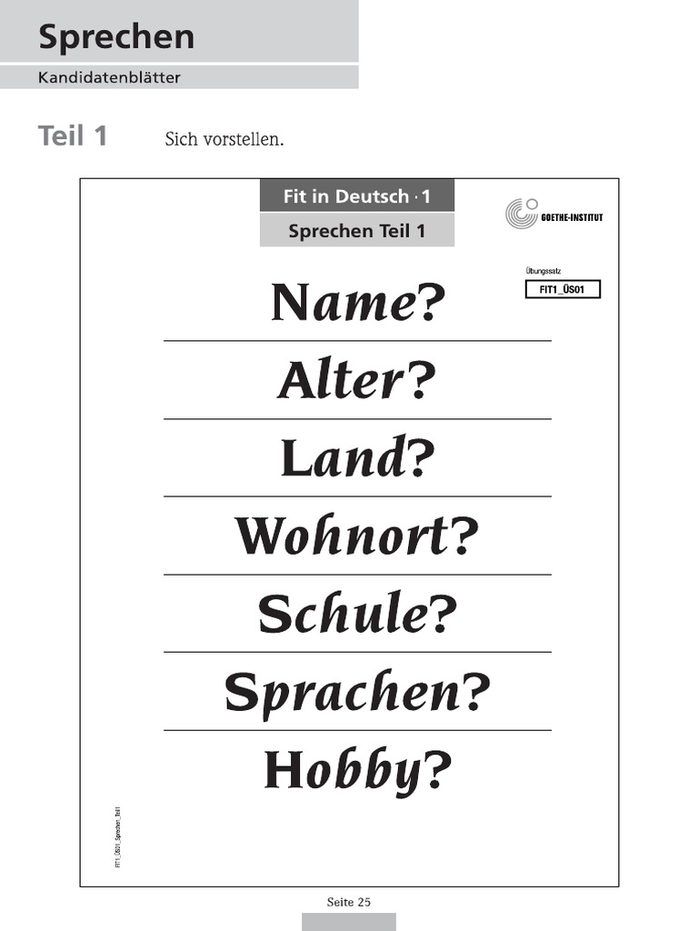 SPRECHEN | PDF