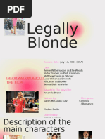 Legally Blonde Character Breakdown | PDF | Art