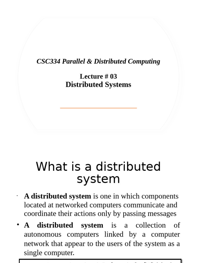 Lecture 3 Distributed Systems and Their Challenges | PDF | Mobile Device | Computer Network