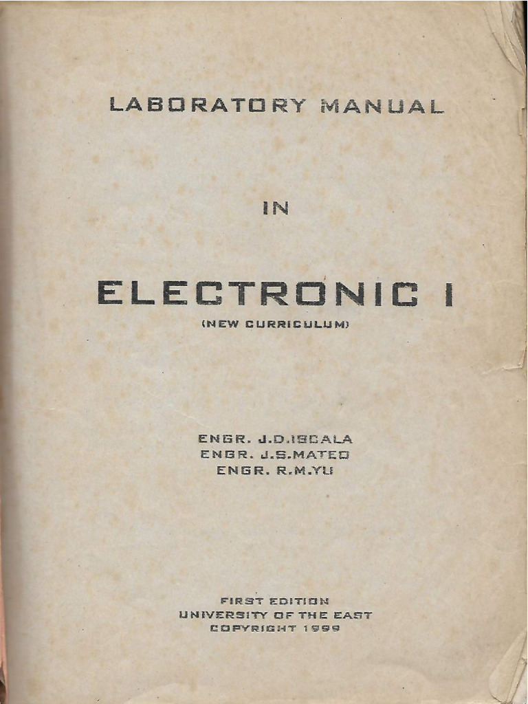 Ecd 1 Laboratory Manual | PDF