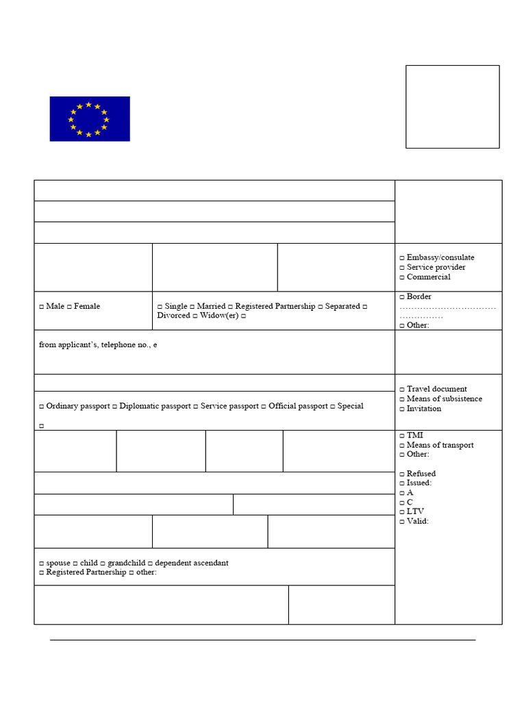 Schengen Visa Application Form Guide | PDF | Travel Visa | Passport